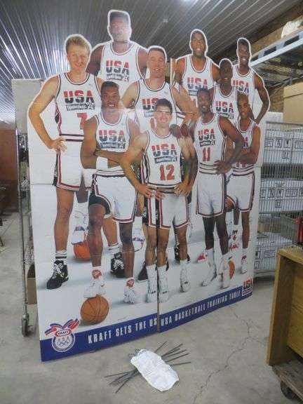 Life Size Display of USA Dream Team - Lambrecht Auction, Inc.