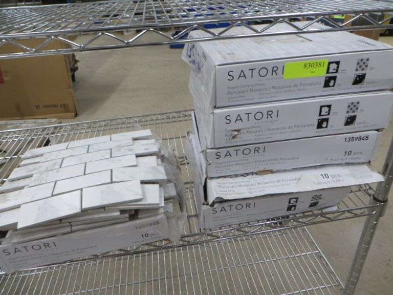 Satori Porcelain Mosaic Tile - Sold by Square Feet - Lambrecht Auction ...