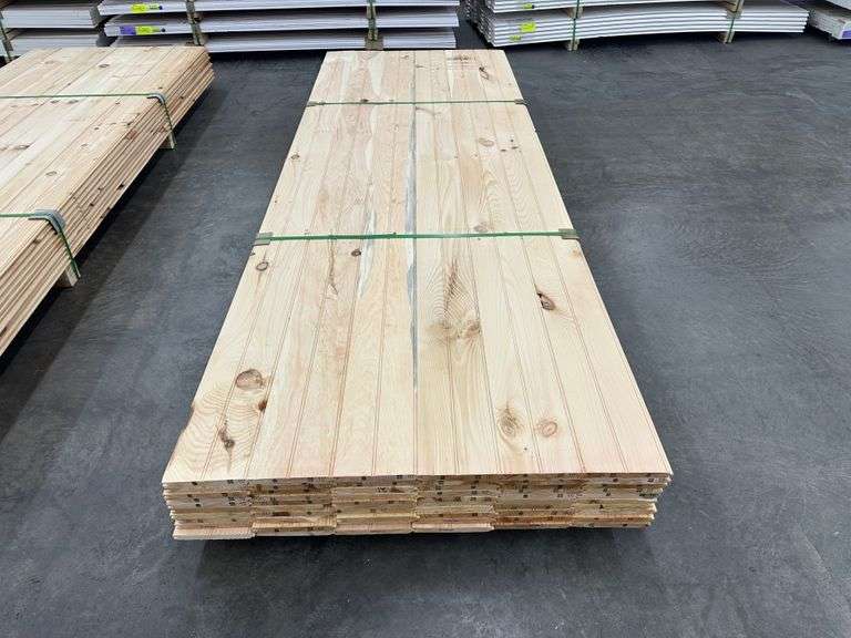 Eastern White Pine WP4 T&G 1"x8"x10' - Lambrecht Auction, Inc.