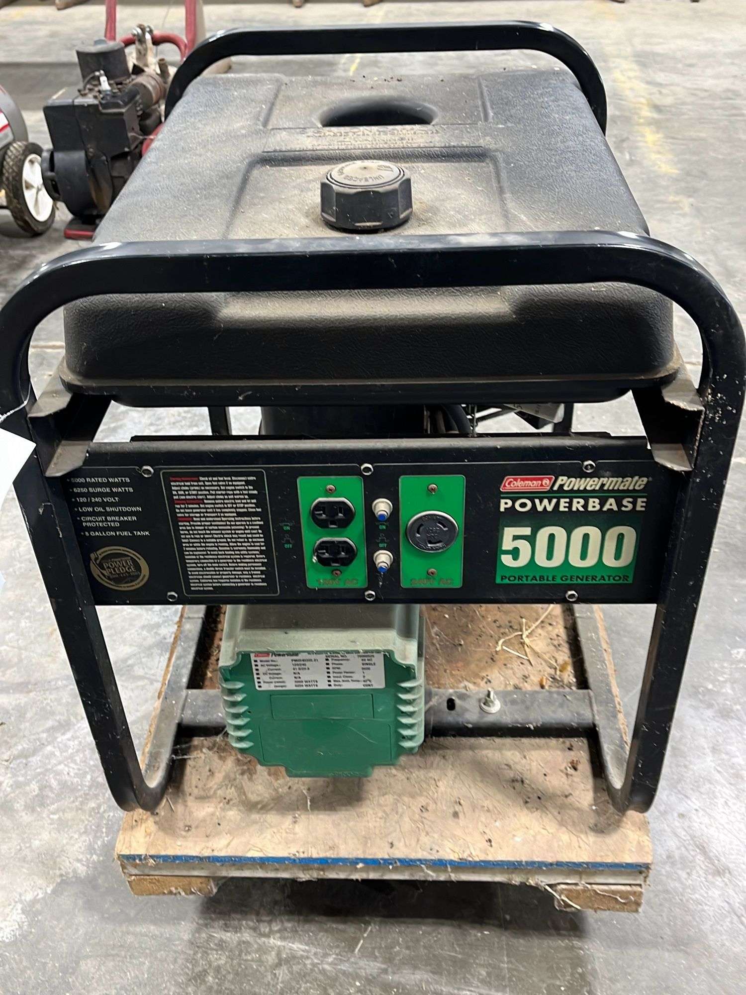 Coleman 5000 generator store