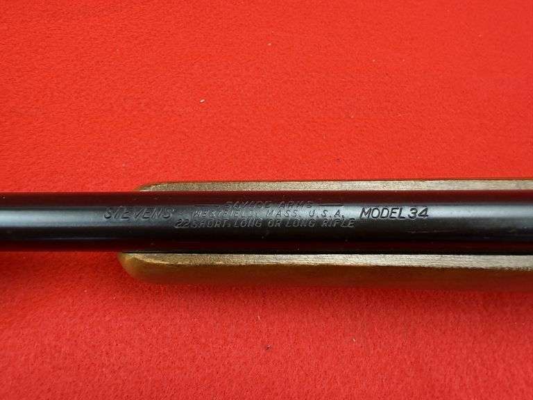 Stevens Model 34 .22 Cal - Langham Auctioneers