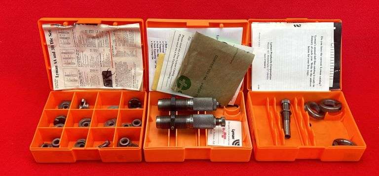 (1) Set of Lyman Reloading Dies, Reloader's Shellholder Set & More - Langham Auctioneers