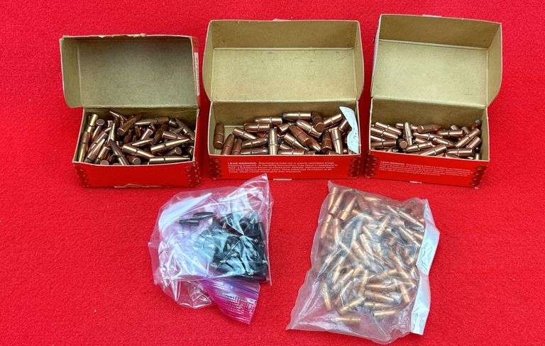 280+- Count .22 Cal And .25 Cal Bullets - Langham Auctioneers