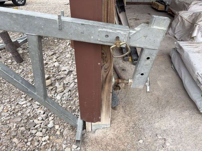 (4) Building Scaffold Outriggers, sit on top of wall, 4’ wide where ...