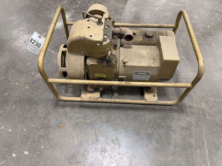 Kohler 3500 Gas Generator, Motor is Free, (2) outlets, - Langham ...