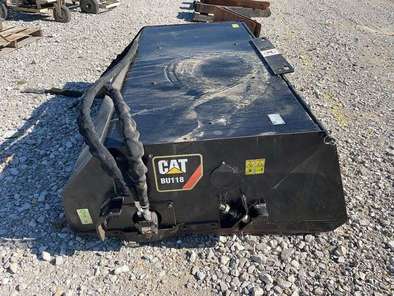 Cat Skid Steer Pickup Sweeper, Model BU118, 75” Wide, Low Flo ...