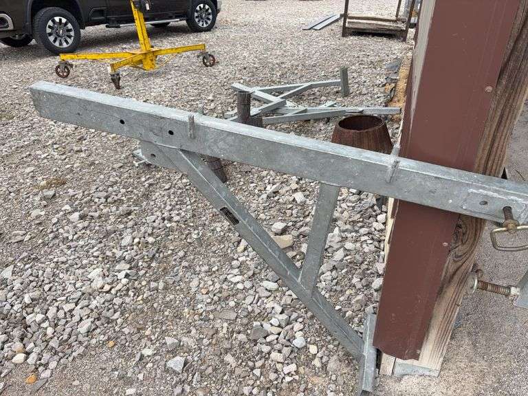 (4) Building Scaffold Outriggers, sit on top of wall, 4’ wide where ...
