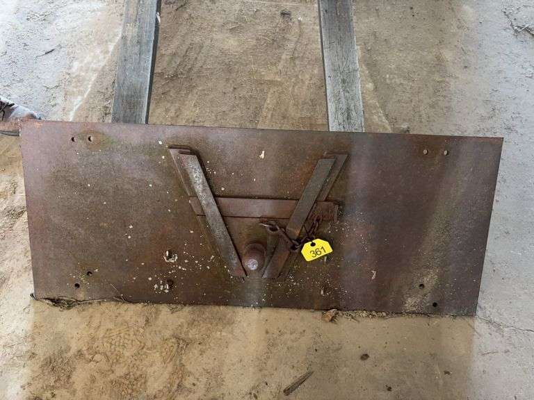 Goose Neck Hitch Plate for Pick up, 3/8” Thick Plate, 2 5/16” Ball ...