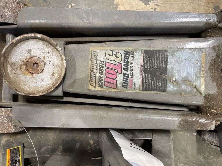 3 Ton Floor Jack, 2 jack stands, creeper, roll around stool, - Langham ...