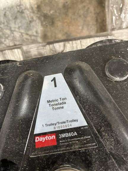 Pallet of Hoist Trolleys, 5 Gallon Buckets of Bolts, Nuts, & Washers ...