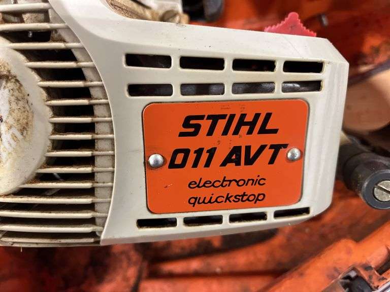 Stihl 011 AVT Chainsaw with Case, Extra Bar, (2) 1” Wedges, Chainsaw ...