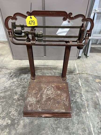 Vintage Beam Scale, Howe Scale Co, Rutland Vt, Linkage Works. - Langham ...