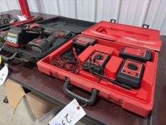 Snap - On 18 V Impact Wrench Model CTB3185, Trouble Light, Batteries ...