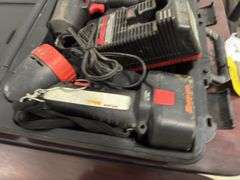 Snap - On 18 V Impact Wrench Model CTB3185, Trouble Light, Batteries ...