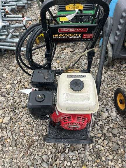 Generac Heavy Duty Power Washer, Honda GX160 5.5HP Gas Engine, Comes ...