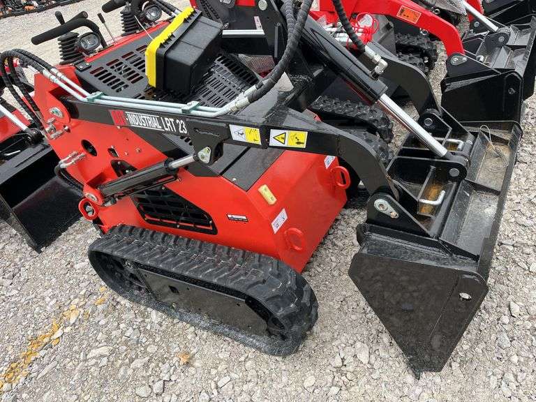 Unused AGT LRT23 Mini Skid Steer, Ride-On Platform, 23 hp Gas Engine ...
