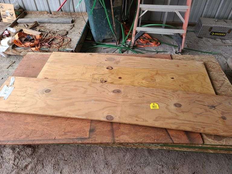 (8) OBS 7/16" Boards 4'x8', (1) OBS 7/16" Board 4" x 74" , (1) Sheet ...