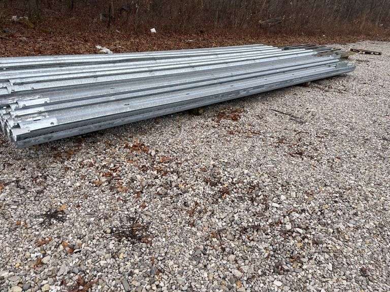 Highway Guard Rail, 22 pcs. 26’ long, - Langham Auctioneers