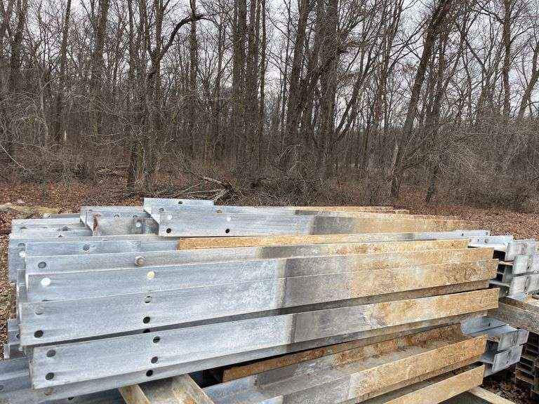 Highway Guard Rail Posts, 26 pcs 81” long, 4”x6”i beam - Langham ...