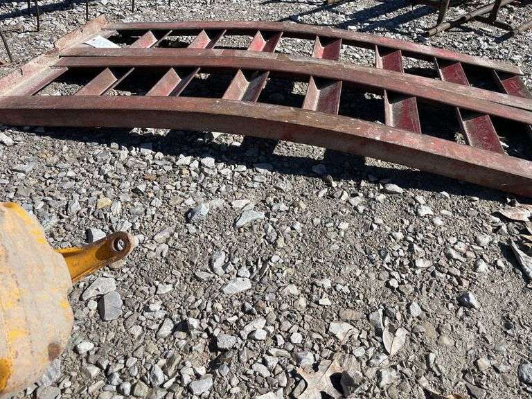 2 car ramps, 5’ long, bend in them, - Langham Auctioneers