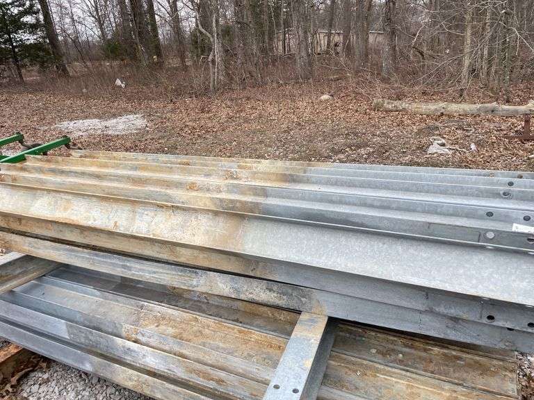 Highway Guard Rail Posts, 30 pcs 108” long, 4”x6”i beam - Langham ...