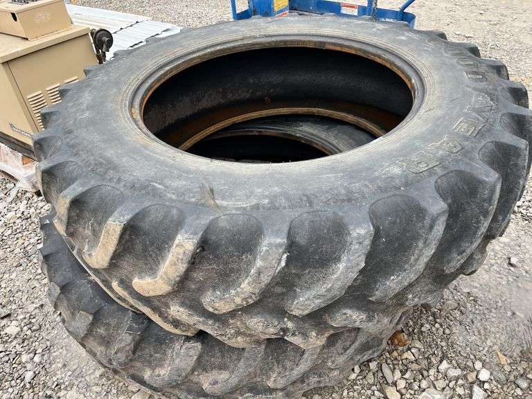 (2) Goodyear UltraTorque 520/85R42 Tractor Tires, 25% Tread - Langham ...