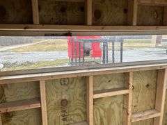 Deer Blind On Skids, 4’x 8’, Plexiglass Sliding Windows On All Sides, Metal Roof, 75” Inside ...