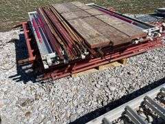 5’x 7’ Walkthru Scaffolding 12 pieces, 15 ea. X bracing, 4 ea. aluminum ...