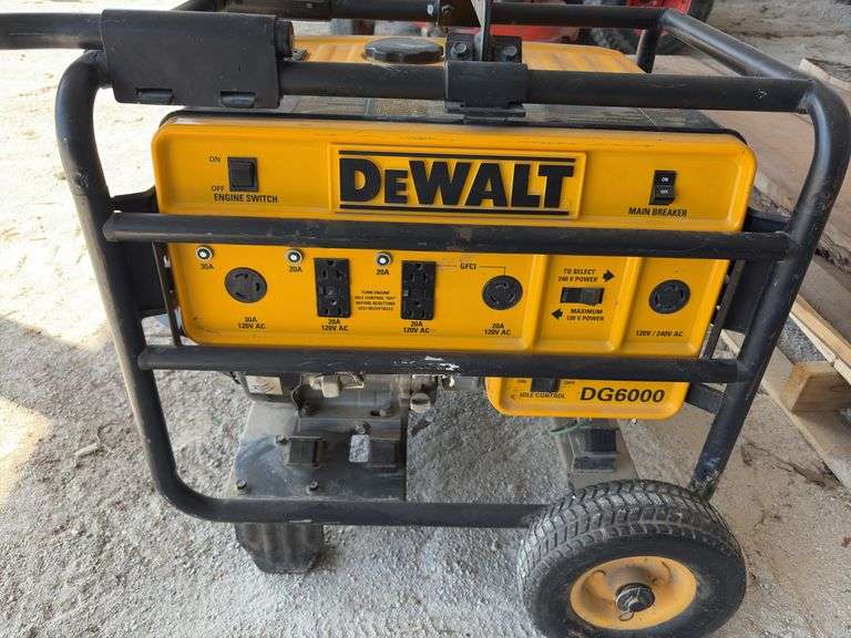 DeWalt Generator DG 6000, Generates Power, Carburetor Needs Work ...