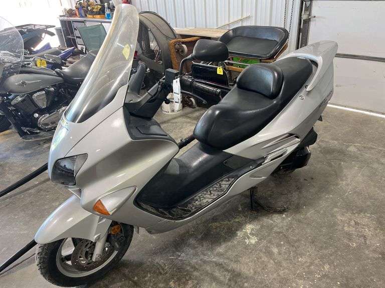(TITLE) 2002 Honda Reflex Scooter, Good Tires, Lights Work, 10,582 ...