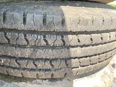 (8) Firestone Steeltex Radial R4S LT215/85R16 Tires and Rims , 8 Hole ...