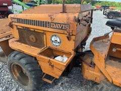 Case Davis Fleetline 40+4 Trencher Backhoe, 4 Wheel Drive Articulating ...