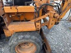 Case Davis Fleetline 40+4 Trencher Backhoe, 4 Wheel Drive Articulating ...