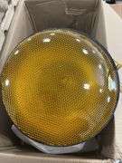 (4) GE LED 12” Yellow Traffic Signal Lights, 120V, Model DR6-YZFB-VLA ...