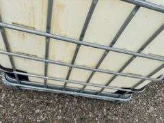 (4) Chemical Totes And Frames - Langham Auctioneers