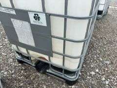 (4) Chemical Totes And Frames - Langham Auctioneers