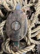 Antique Rope Maker, Rope And Antique Pulley, Rope Maker patent date Nov ...