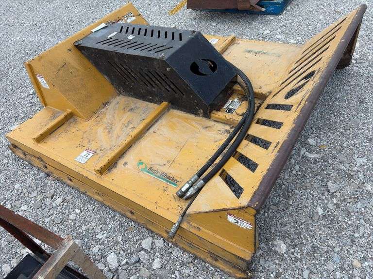 Skid Steer Bush Whacker 6’ Brush Mower, 3 hose hydraulic connection, 2 ...