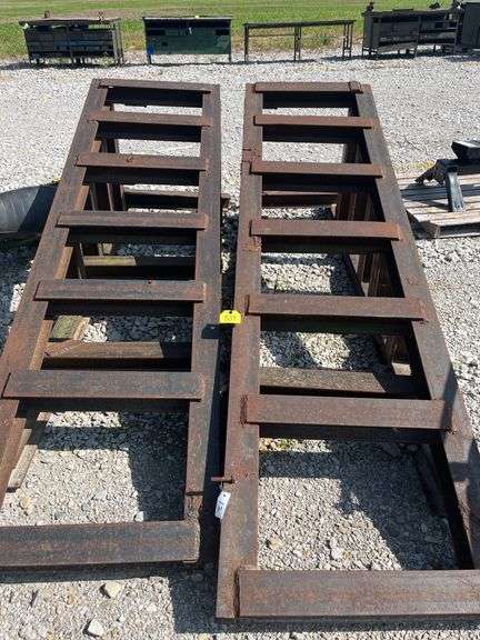 Heavy Set Of Ramps, 37” Tall x 104” Long x 30” Wide, Made Out Of 4”x4 ...