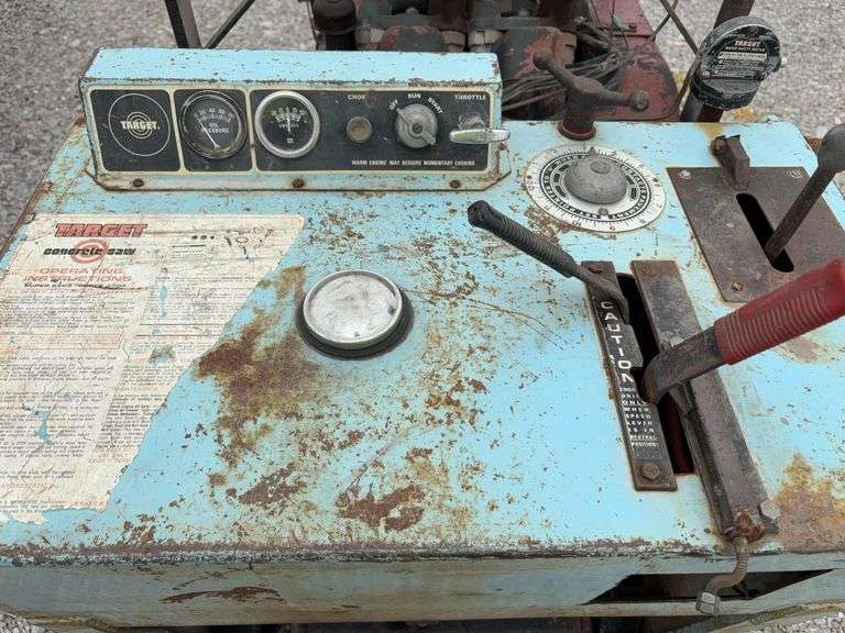 Target Concrete Saw, Starts and Runs, Raises and Lowers, Moves Forward ...