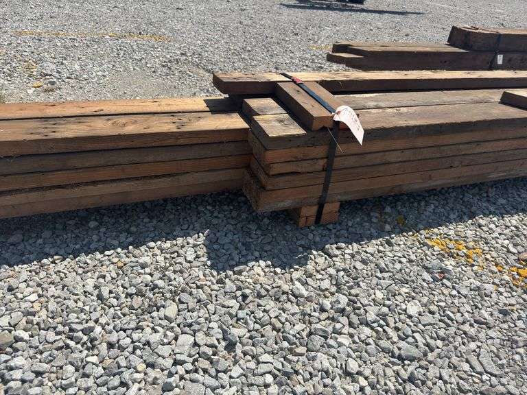 Used Pine Lumber (Clean) 2X6X22’ (10). 2X6X20’ (9) - Langham Auctioneers
