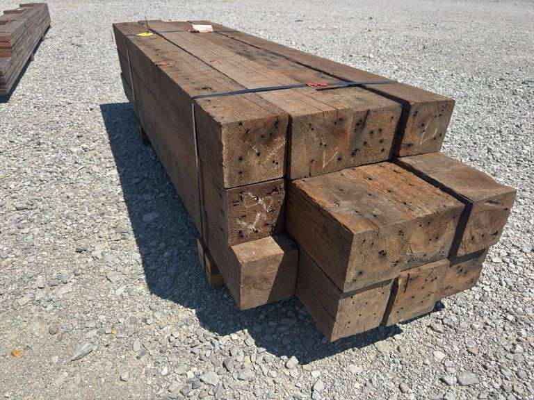 Used Pine Lumber (Clean), 6 x 6 x7’ Long - Langham Auctioneers