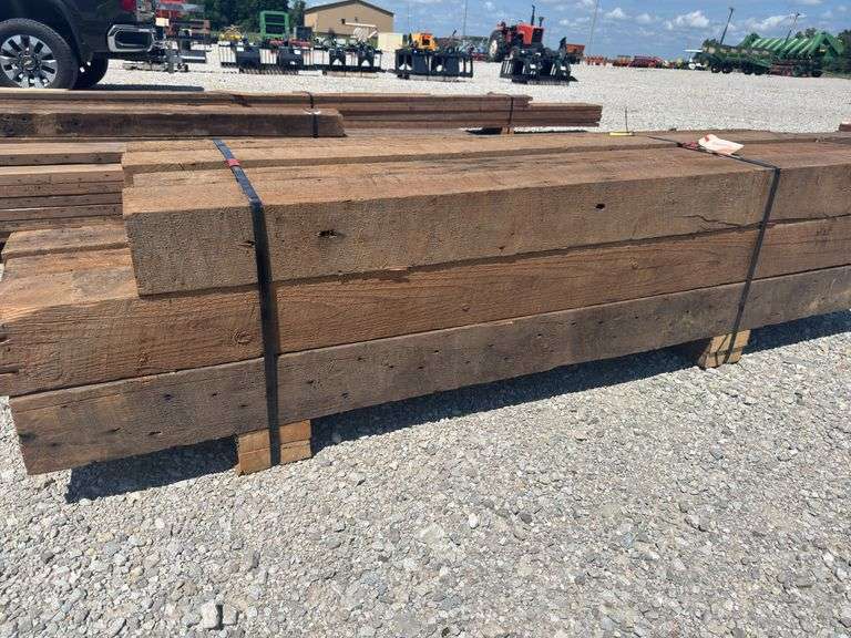 Used Pine Lumber (Clean), 6 x 6 x7’ Long - Langham Auctioneers