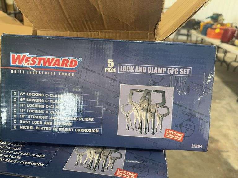 Westward Lock And Clamp Set Unused In Original Box - Langham Auctioneers