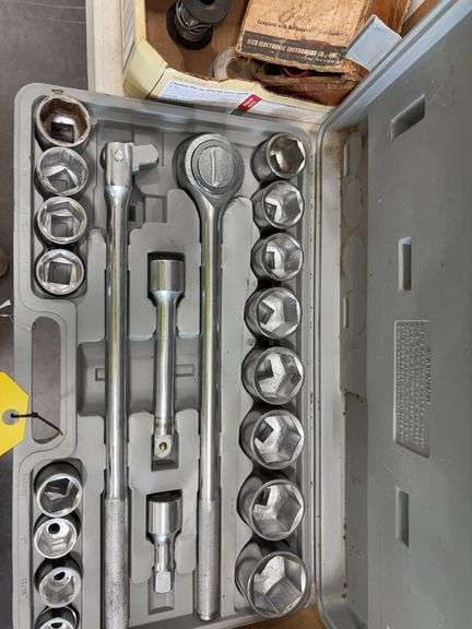 3/4” Drive Socket Set, 7/8” to 2” Sockets, Breaker Bar, Ratchet, 3” and ...