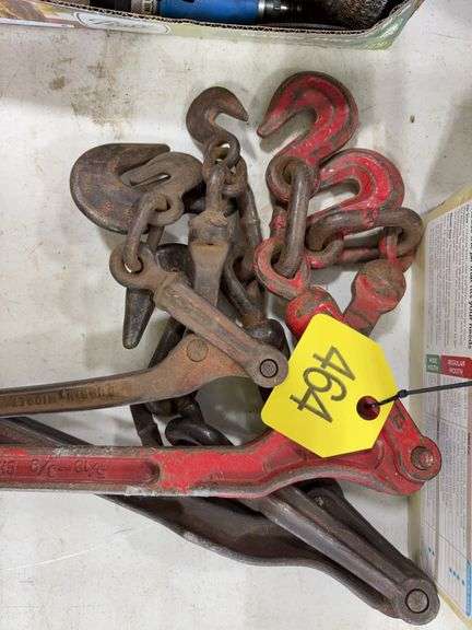 (3) Chain Binders, Flat of various C Clovis, Pins, Chain Hooks, (2) 2 ...