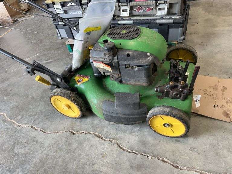 John Deere MowMentum Drive System JS36 Push Mower, Starts And Runs Via ...