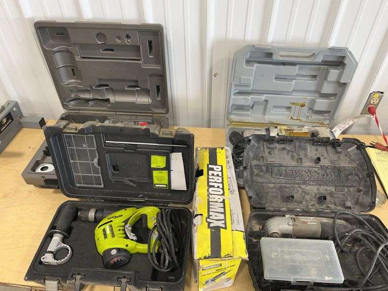 Rotozip Revolution Spiral Saw, Does Work But Switch Is Loose, Worx ...