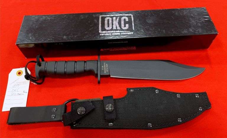 Ontario Knife Company SP10 Marine Raider Bowie - Langham Auctioneers