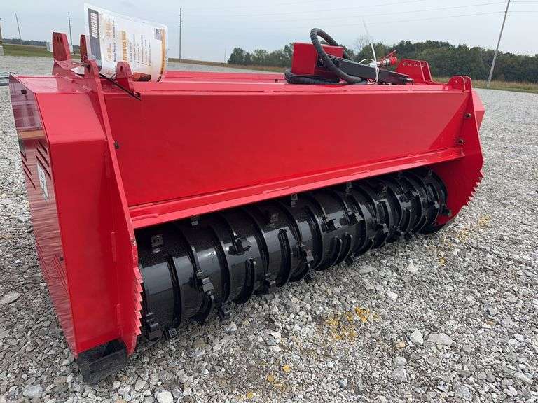 Unused MMS GIYI Skid Steer Mulcher, Model: GY-72pro, 50 teeth, quick ...